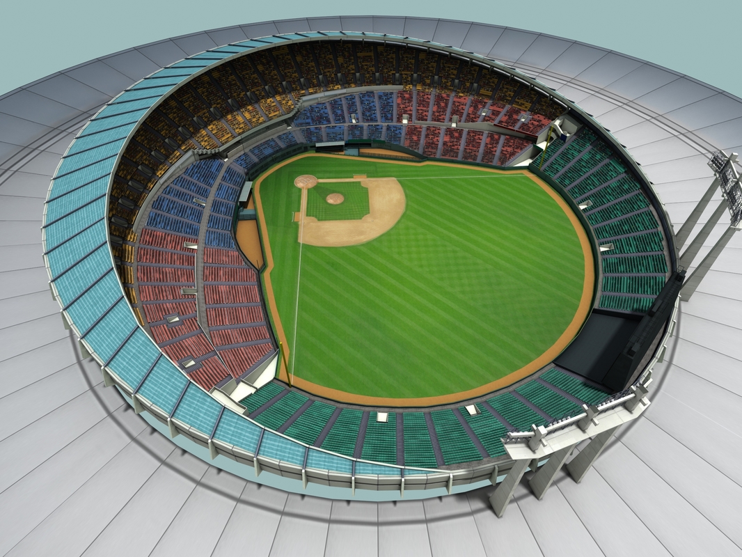 Baseball stadium 3D model - TurboSquid 1169387