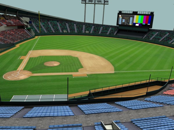 Baseball stadium 3D model - TurboSquid 1169387