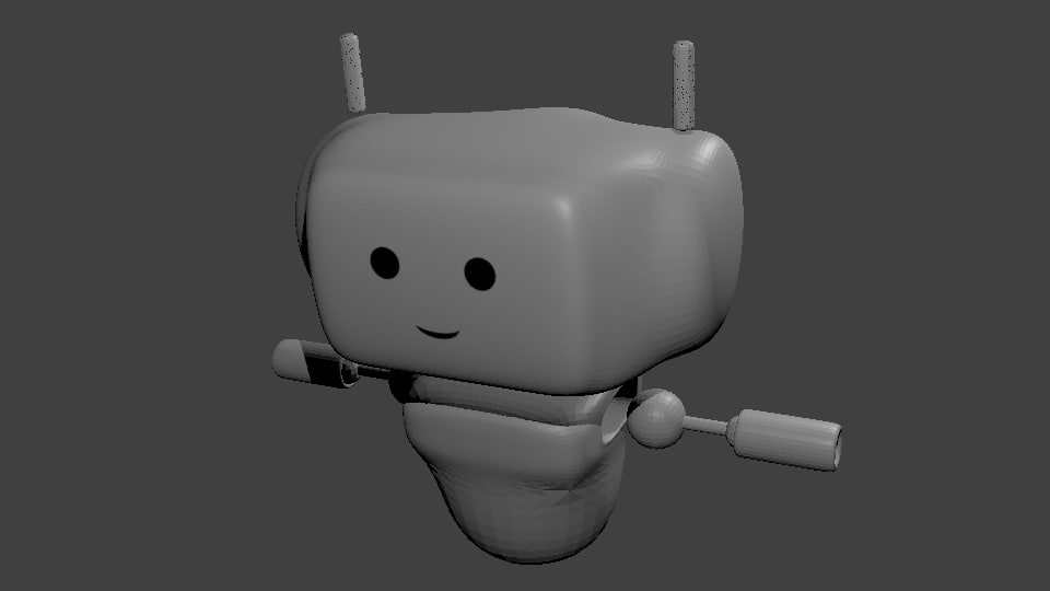 3D model cute robot - TurboSquid 1169403