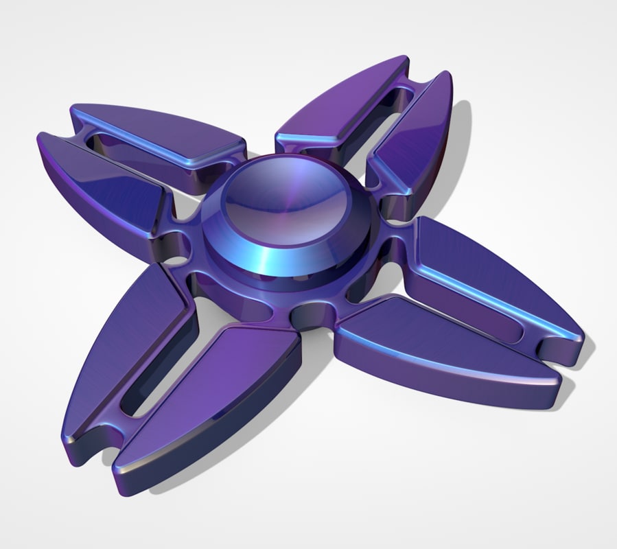Metal spinner model - TurboSquid 1169494