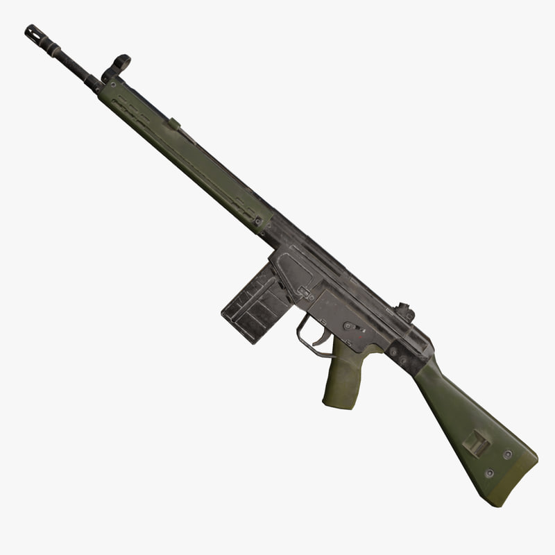 G3 g3a3 assault 3D model - TurboSquid 1169628