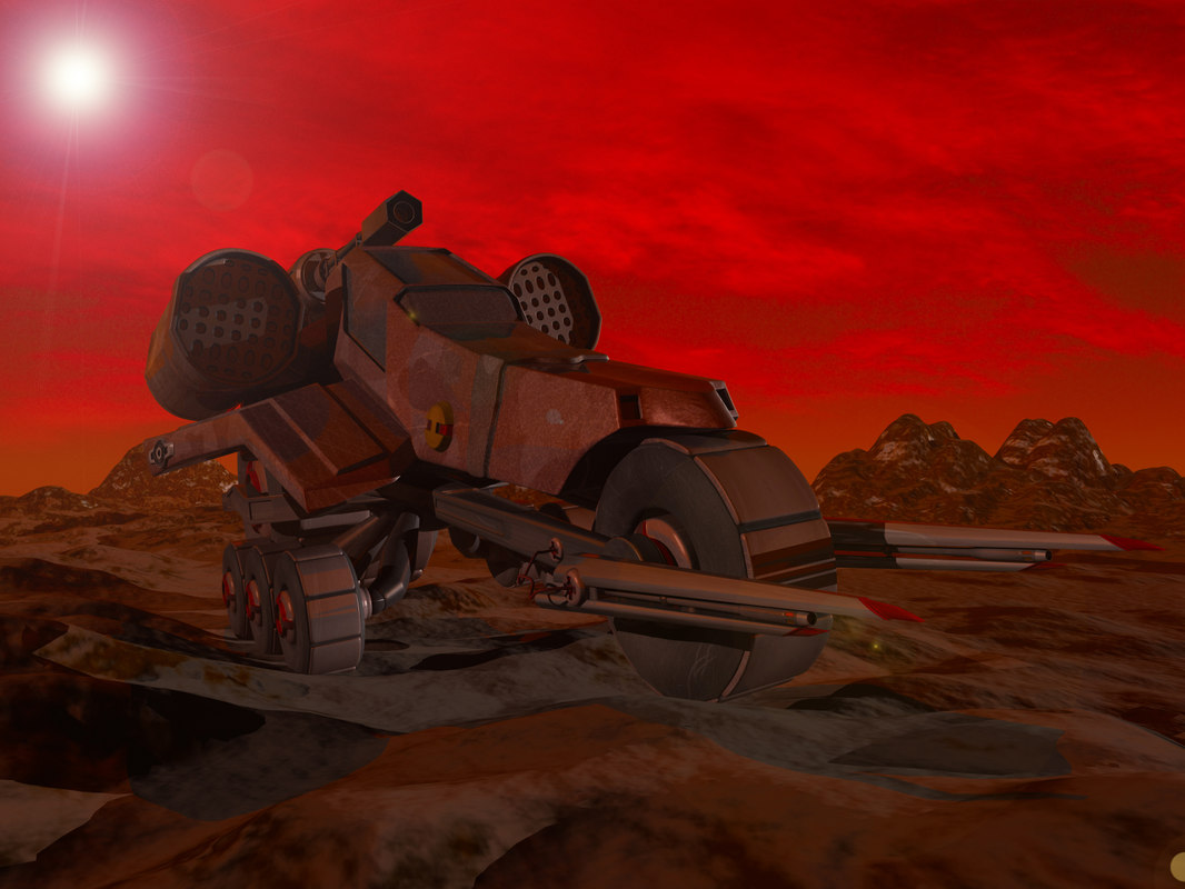 Mars buggy 3D - TurboSquid 1169639