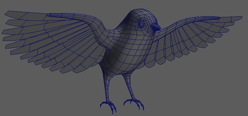 Basic bird 3D - TurboSquid 1169652