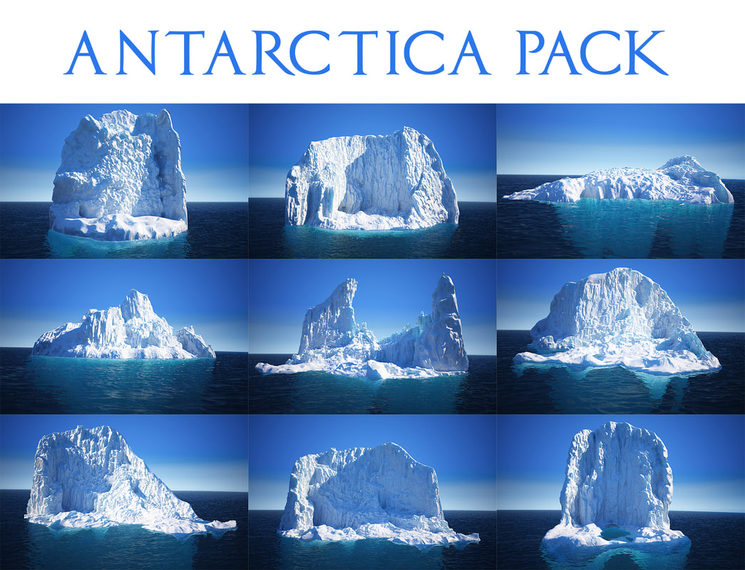 3D antarctica pack 9 - TurboSquid 1169661