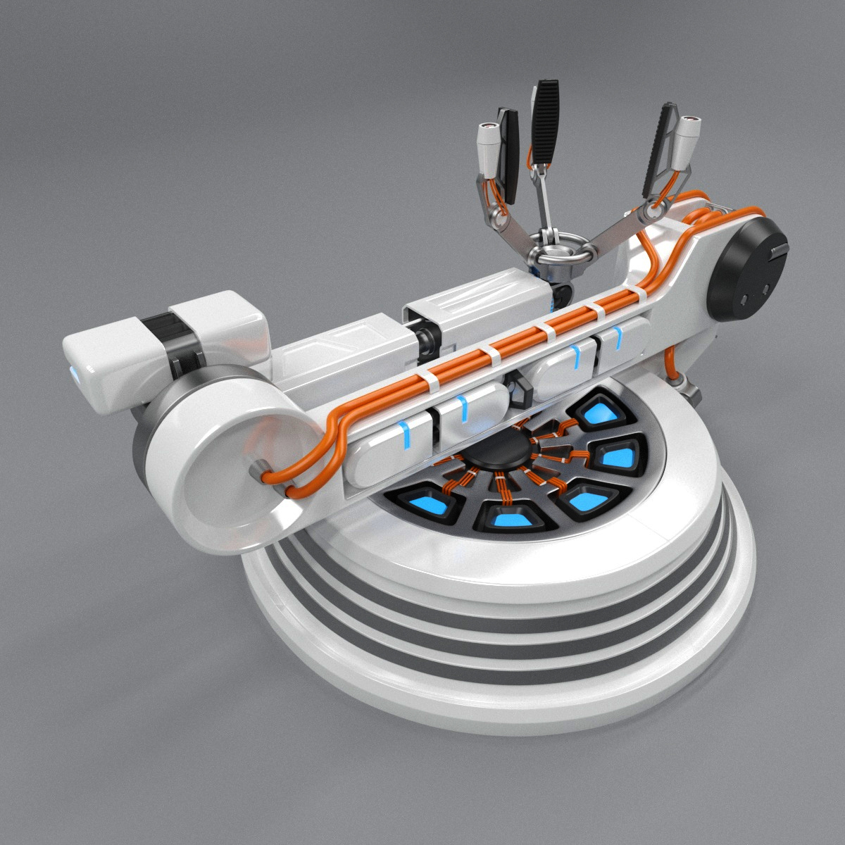 3D futuristic robotic arm rigged - TurboSquid 1169725