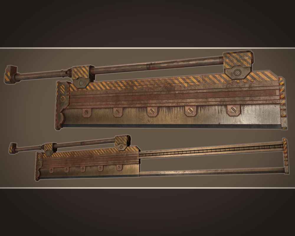 3D fantasy industrial sword extending - TurboSquid 1169743