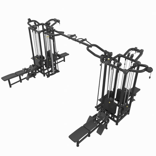 3D cable station 5 gym - TurboSquid 1169797