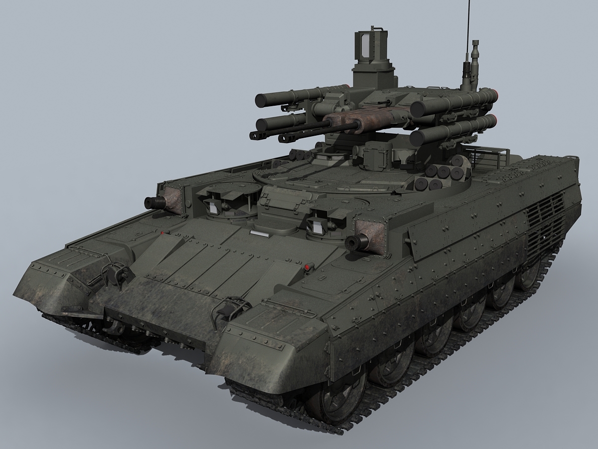 modelo 3d BMPT Terminator / BMPT-72 Terminator-2 Pack - TurboSquid 1169824