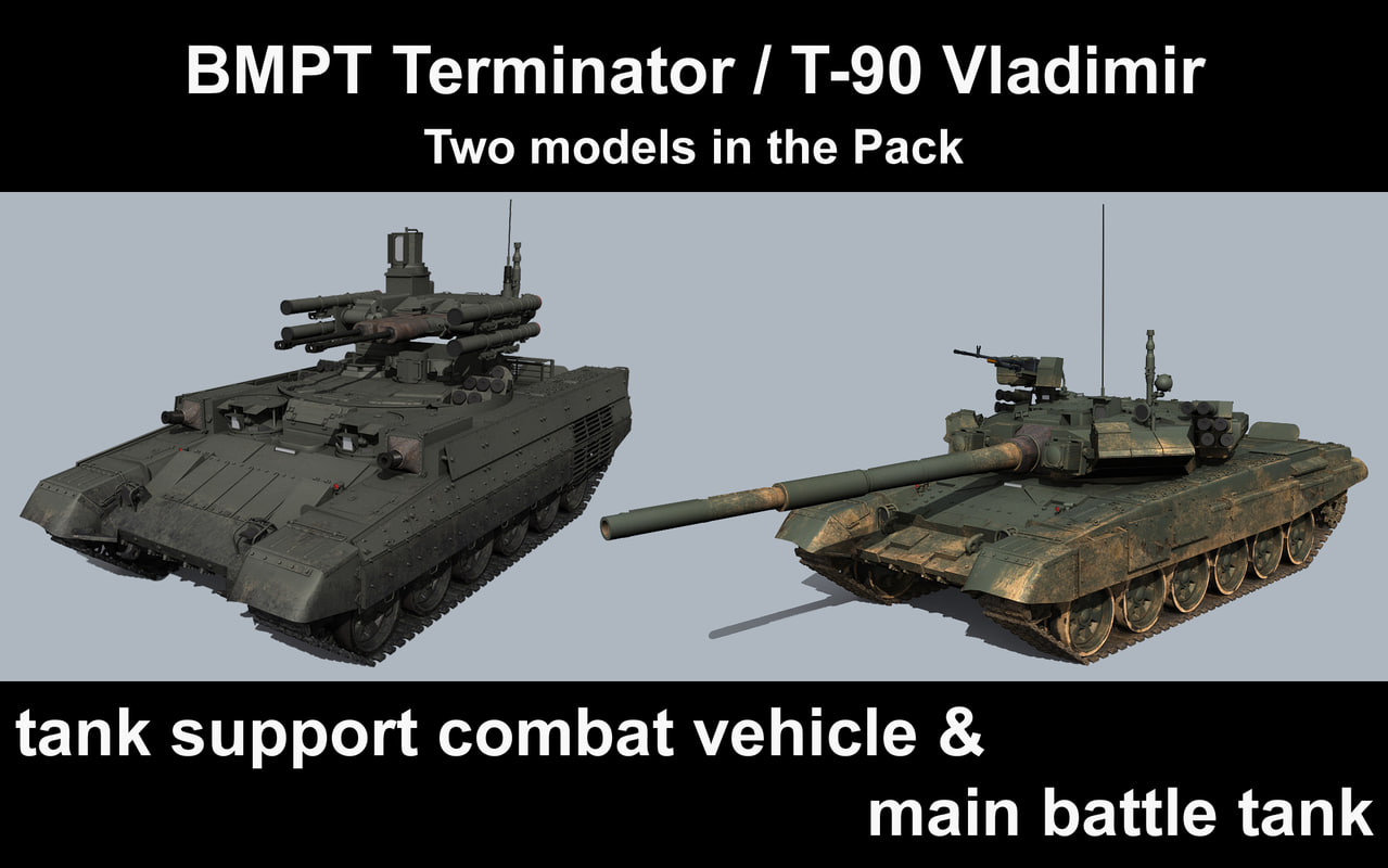 Russian military bmpt t-90 3D model - TurboSquid 1169830