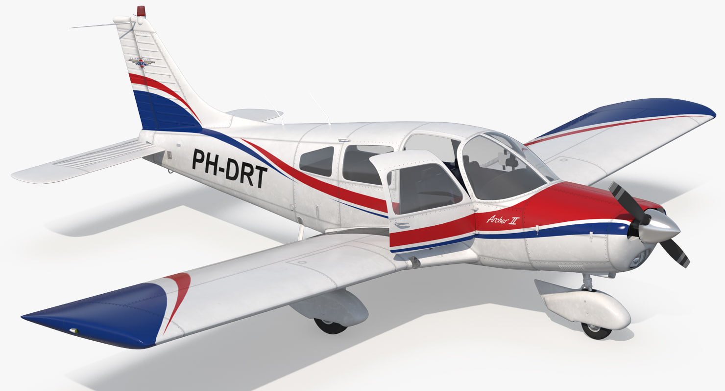 3D light aircraft piper pa-28-161 - TurboSquid 1169874