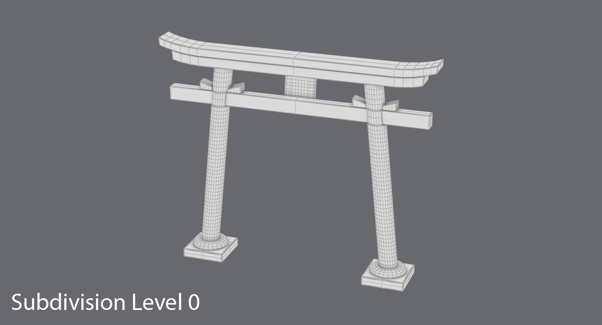 Japanese-temple-gate 3D model - TurboSquid 1169981