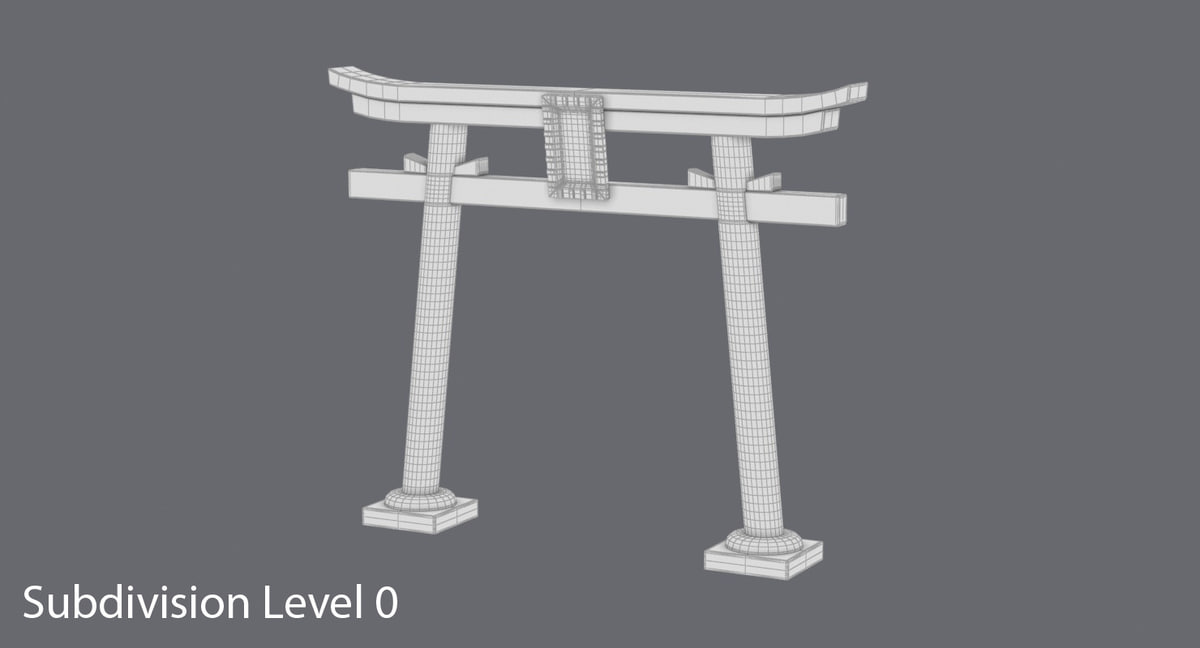 Japanese-temple-gate 3D model - TurboSquid 1169981