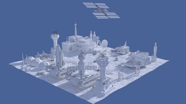 Space colony 3D - TurboSquid 1169998