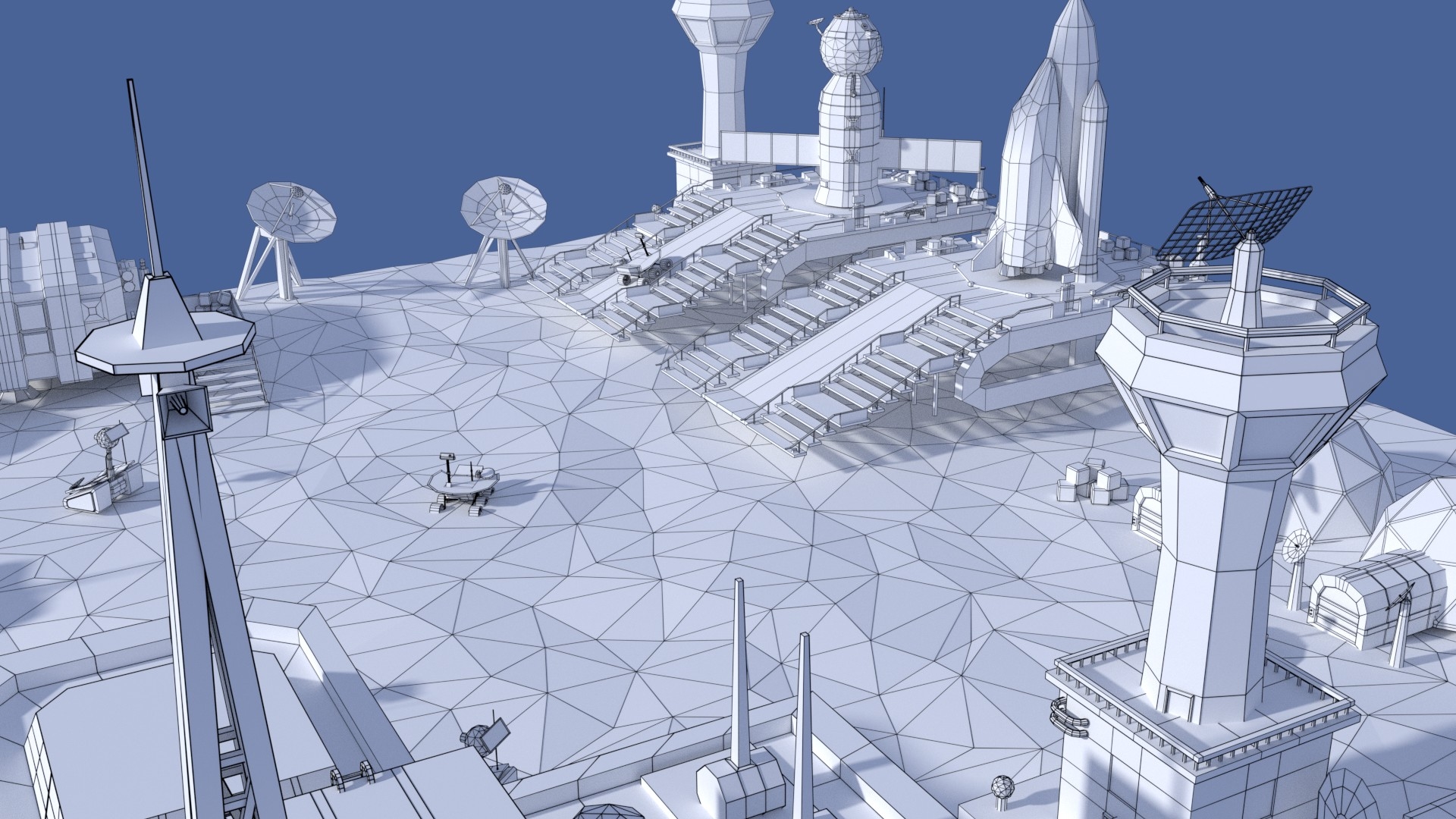 Space colony 3D - TurboSquid 1169998