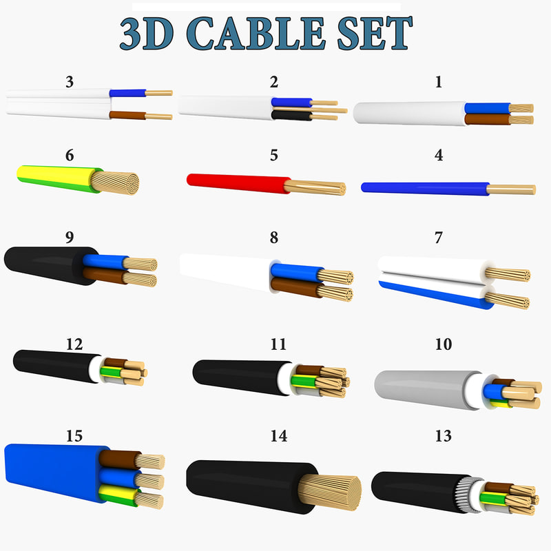 Cables 3D model - TurboSquid 1170040