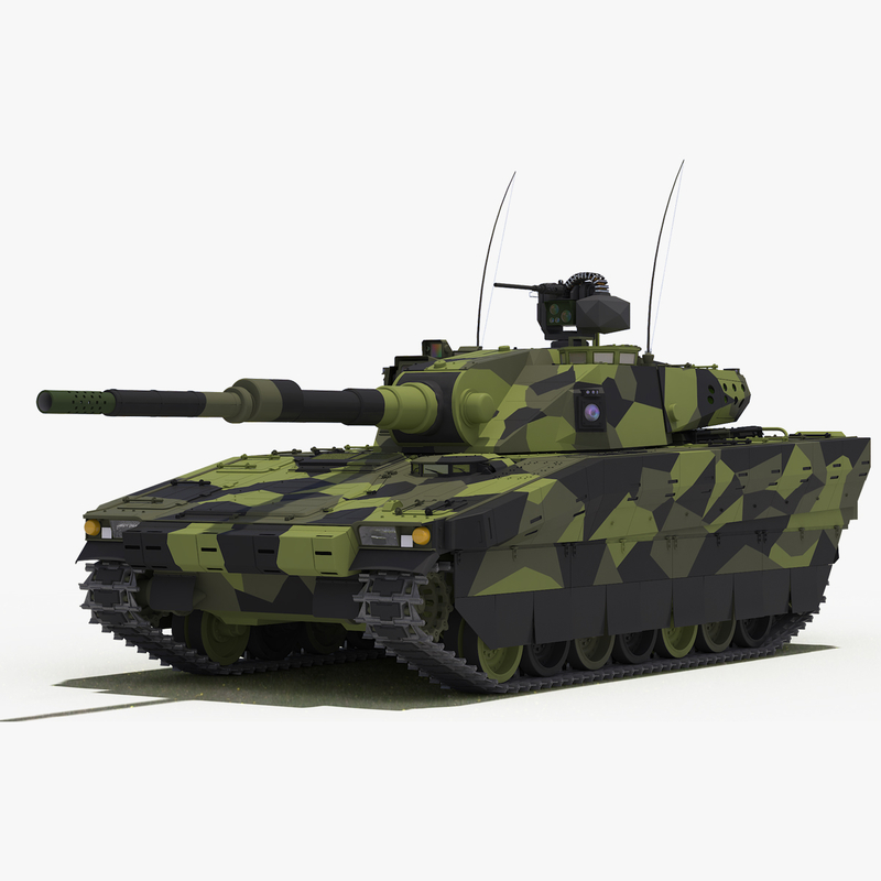 Cv90 120-t light tank 3D model - TurboSquid 1170096