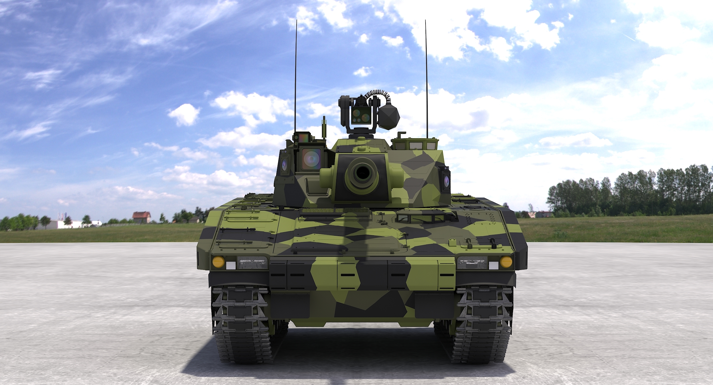Cv90 120-t light tank 3D model - TurboSquid 1170096