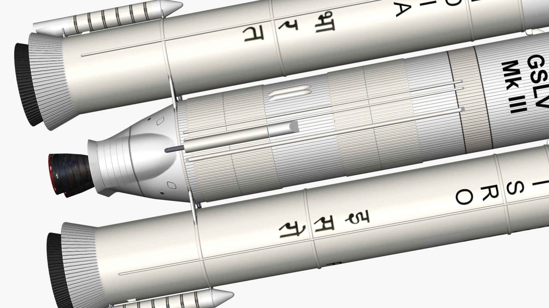 Gslv mk iii 3D model - TurboSquid 1170143