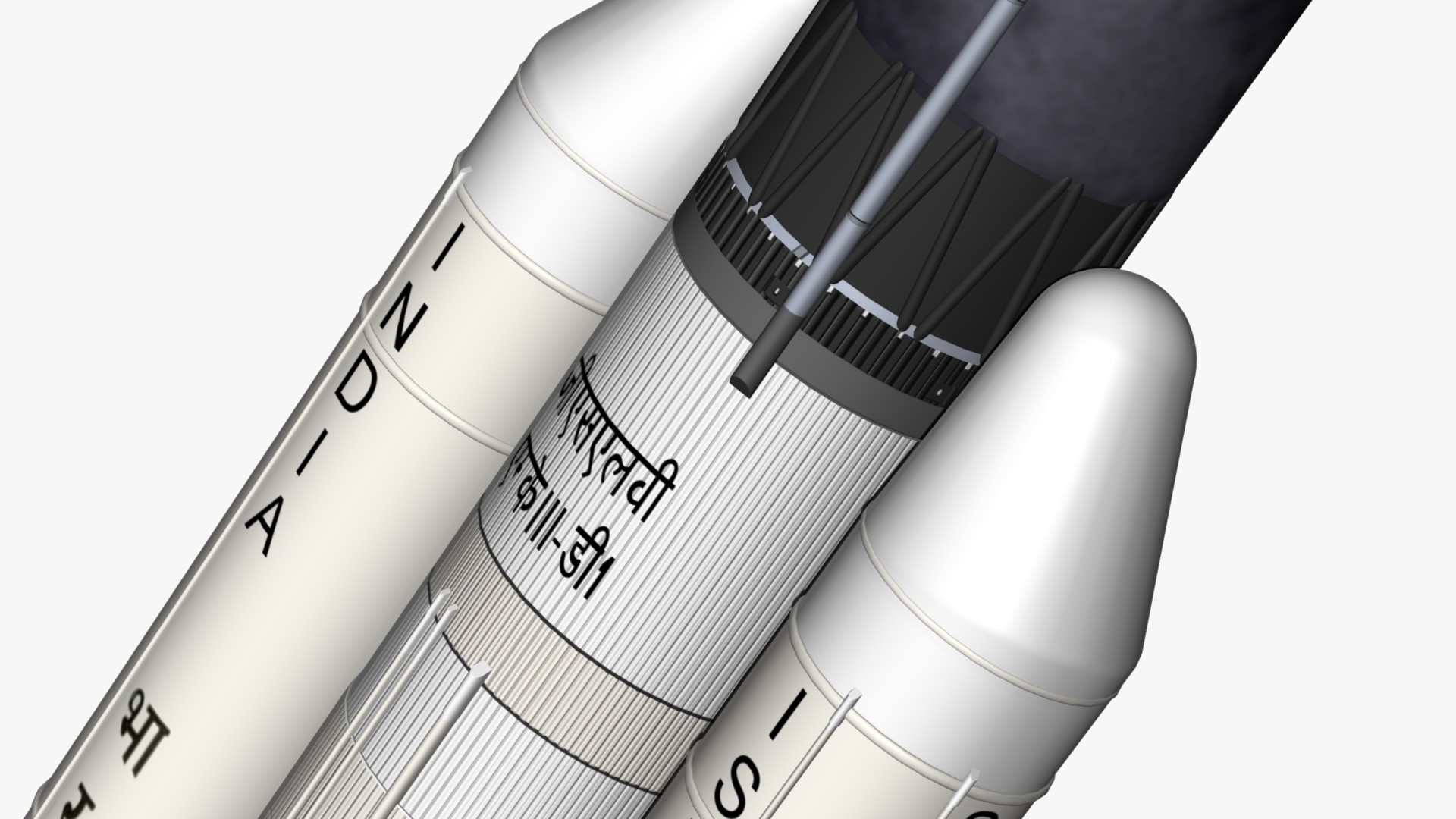 Gslv mk iii 3D model - TurboSquid 1170143