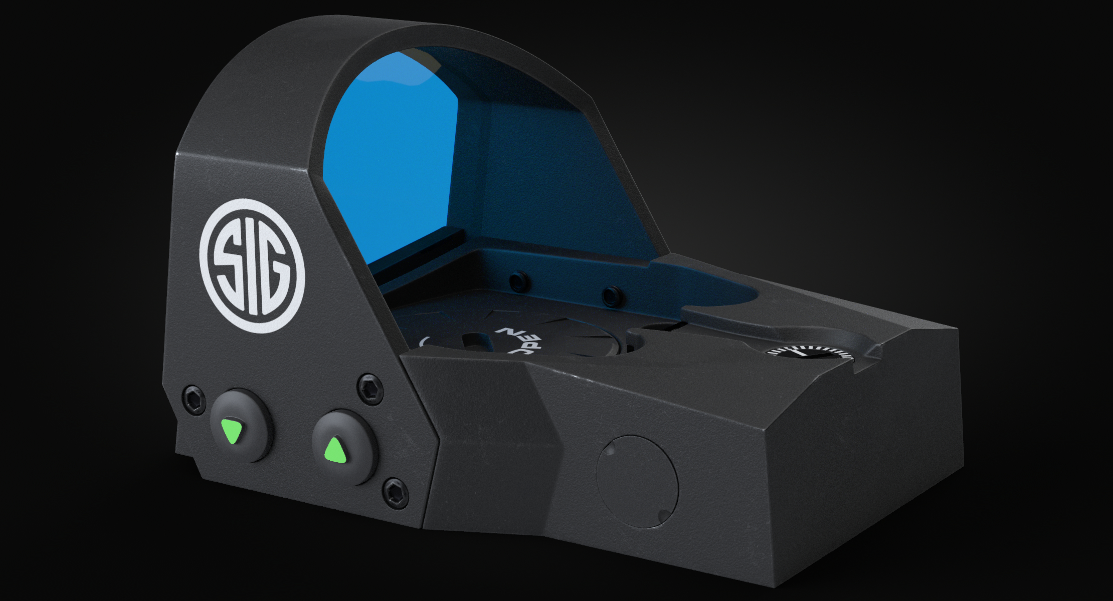 3D sig optics romeo 1 - TurboSquid 1170185