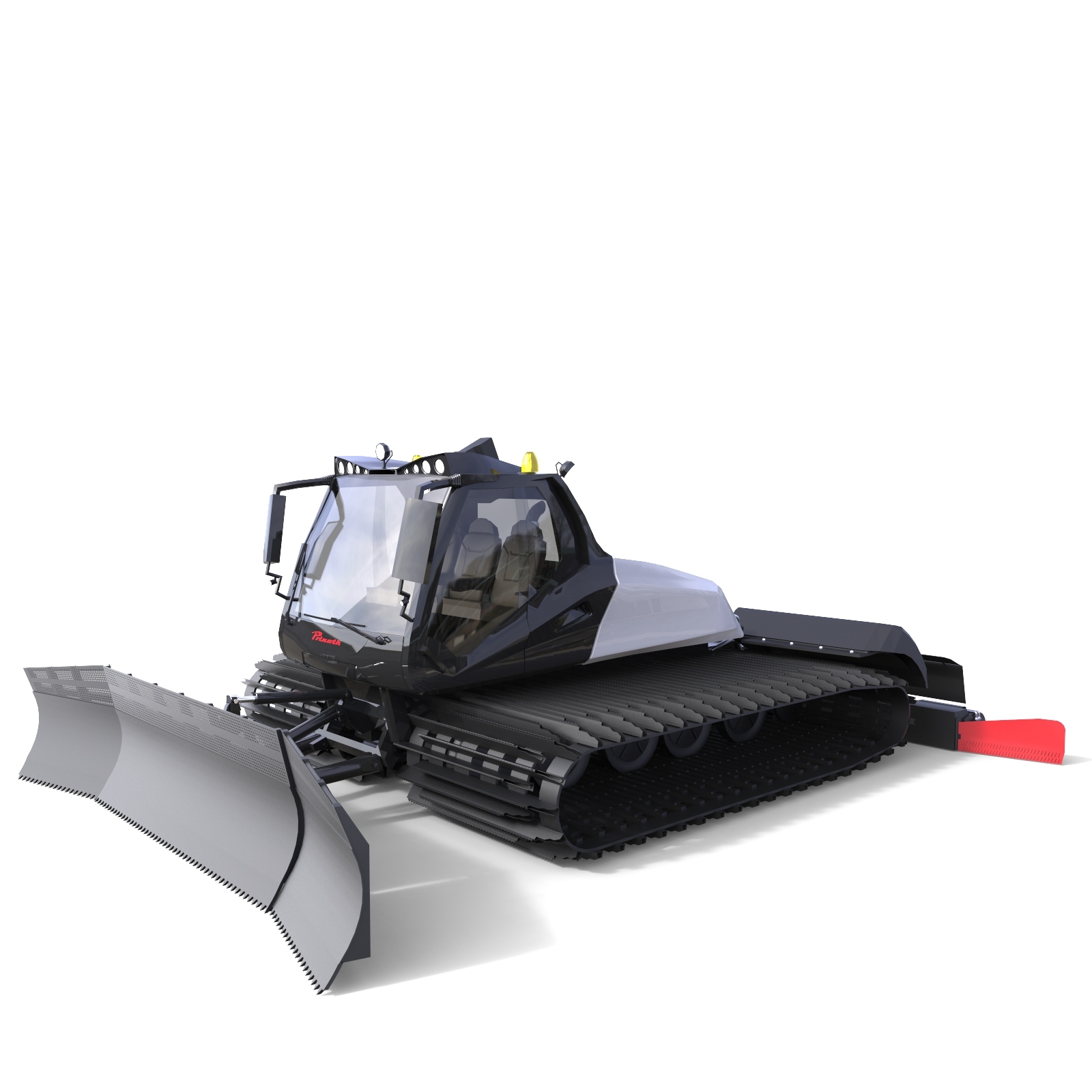 Prinoth leitwolf snow groomer 3D model - TurboSquid 1170291