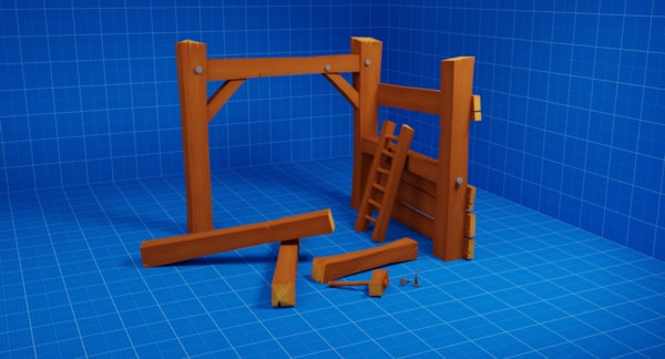 Modular set 3D model - TurboSquid 1170473