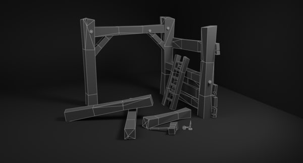 Modular set 3D model - TurboSquid 1170473