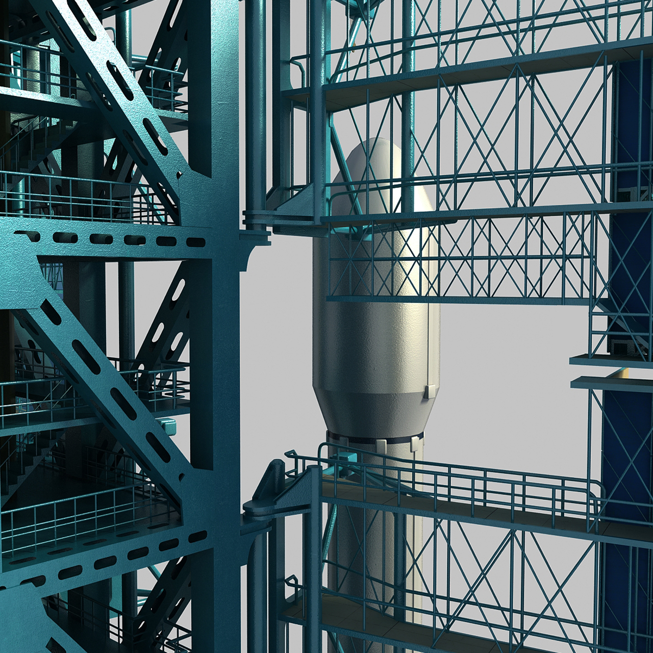 Satellite tower 3D model - TurboSquid 1170499