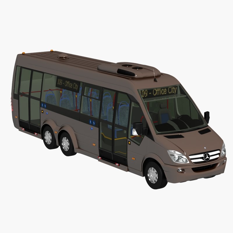 Mercedes-benz sprinter city 77 3D - TurboSquid 1170506