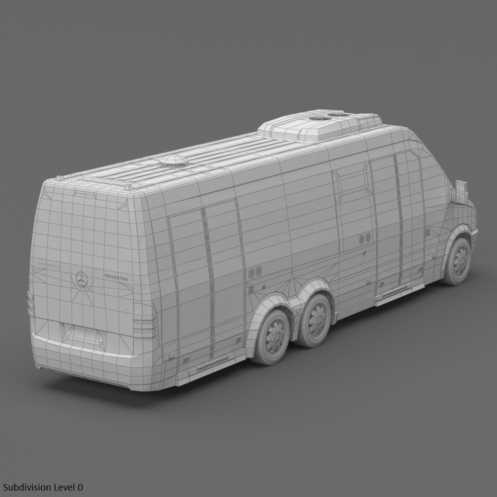 Mercedes-benz sprinter city 77 3D - TurboSquid 1170506