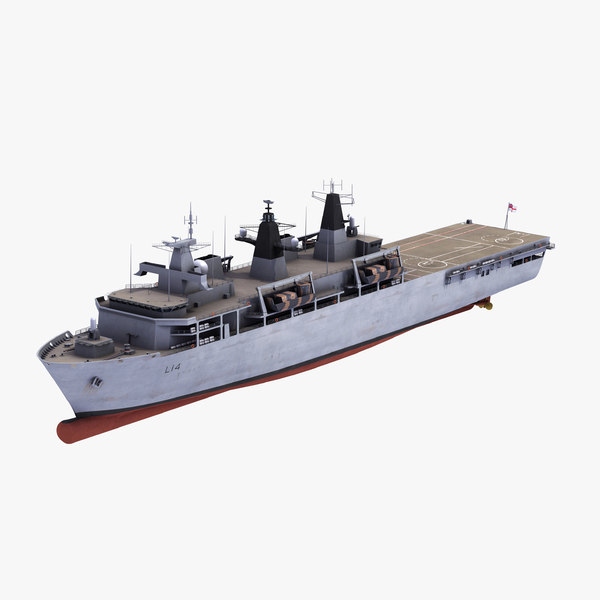 zubr class lcac hovercraft 3d model