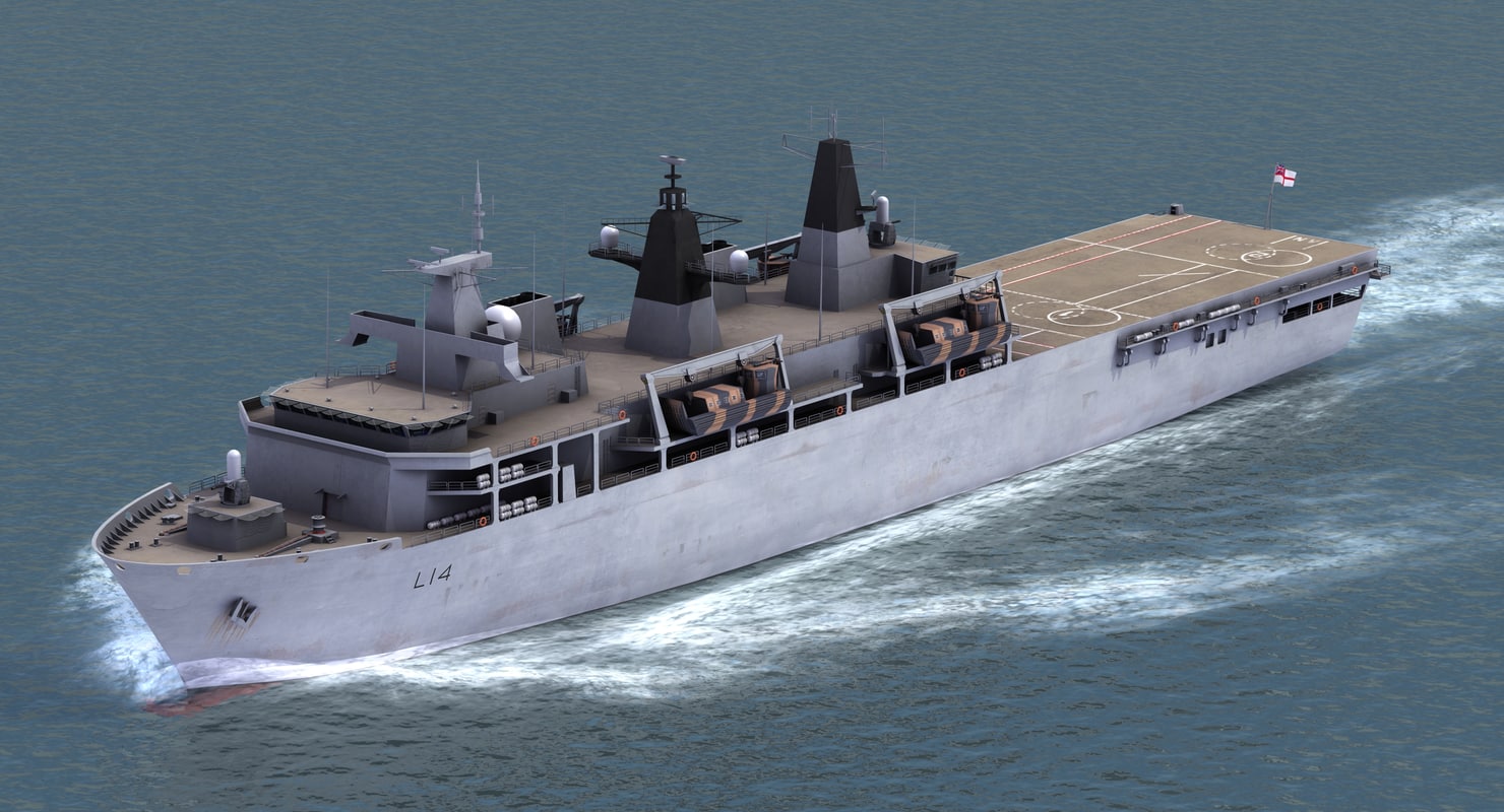 Hms albion transport 3D model - TurboSquid 1170525