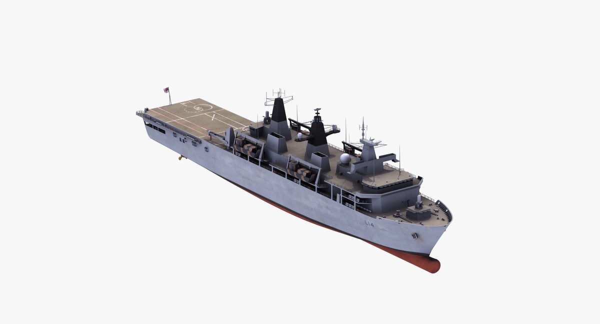 Hms albion transport 3D model - TurboSquid 1170525