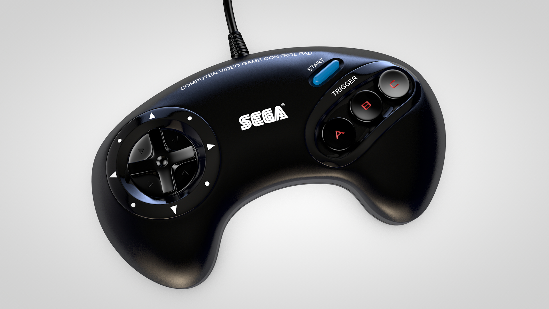 3D mega drive pad model - TurboSquid 1170566