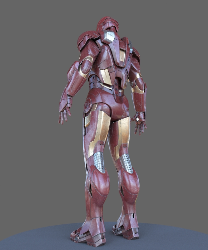 Iron man mk7 3D model - TurboSquid 1170581