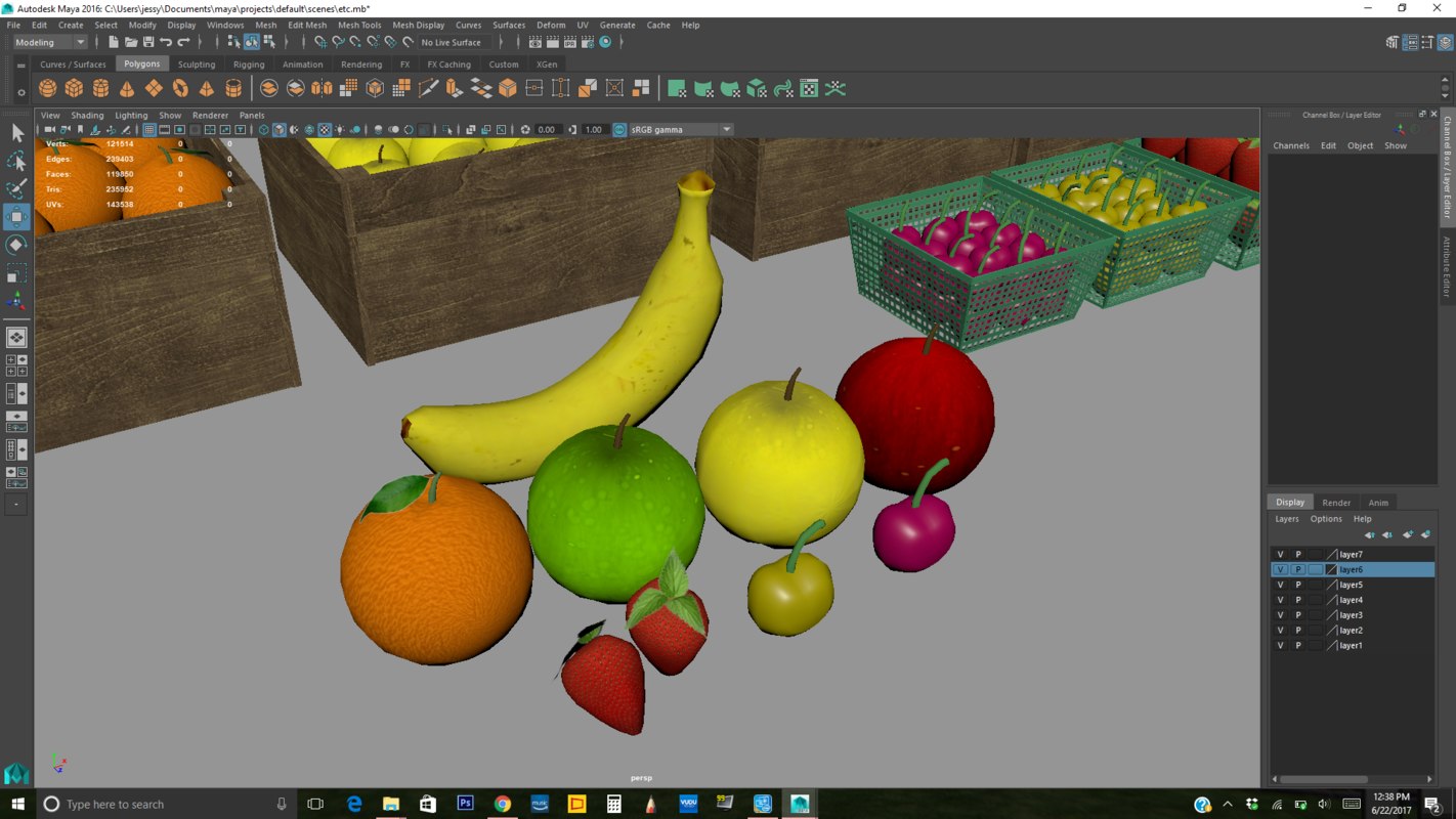 Fruit model - TurboSquid 1170582