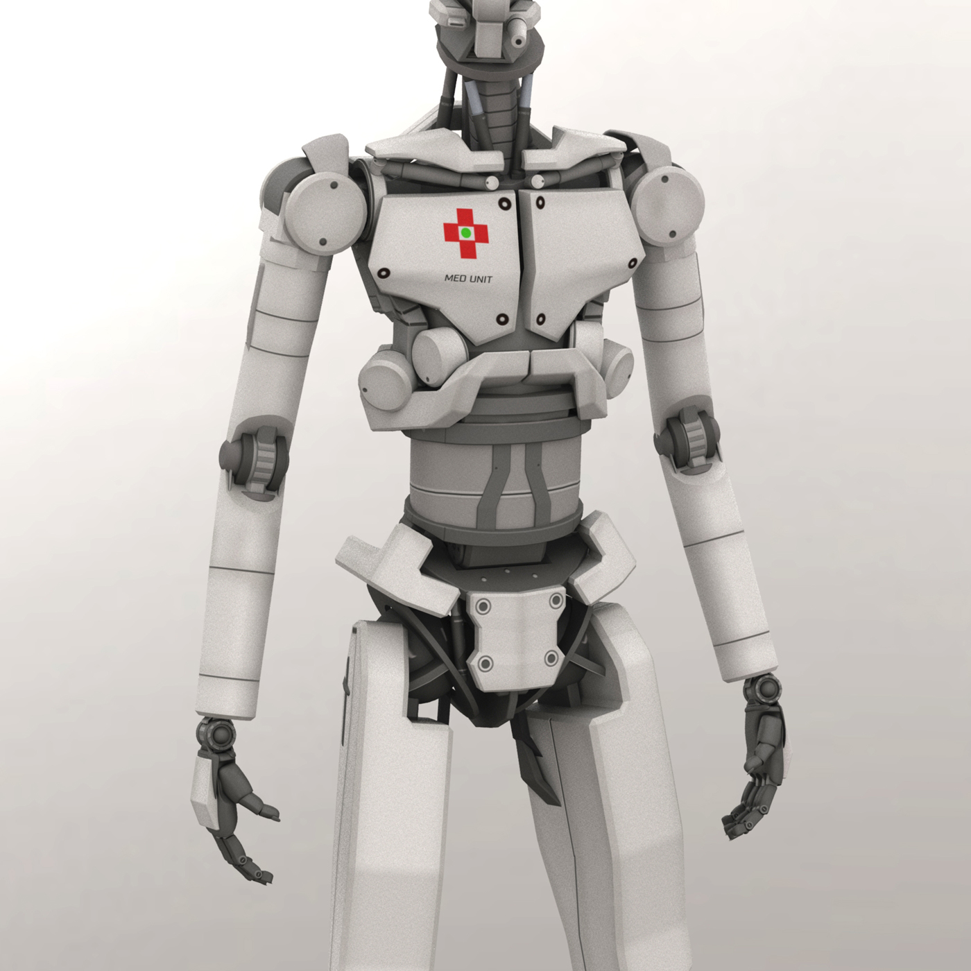 3D android robot rigged model - TurboSquid 1170626