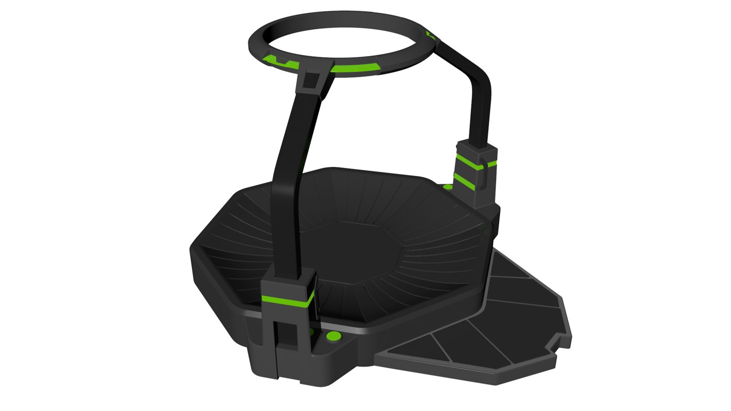 3D omni directional treadmill - TurboSquid 1170689