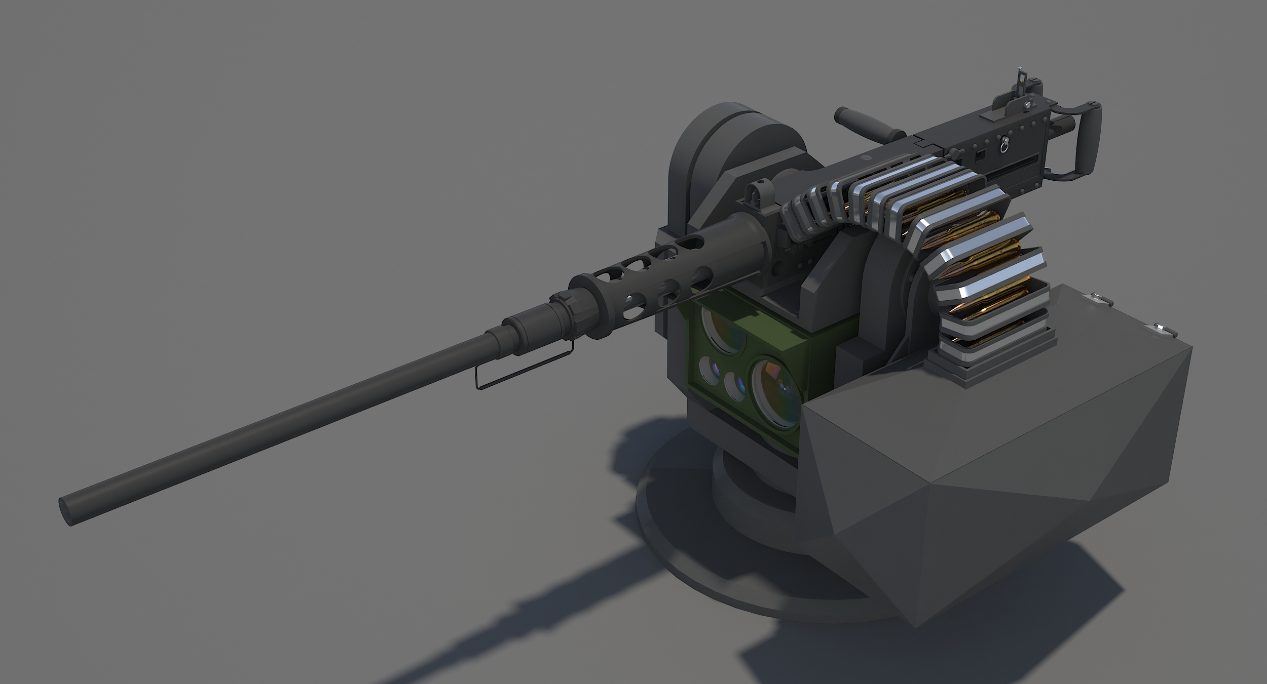 3D model m2 browning crows - TurboSquid 1170760