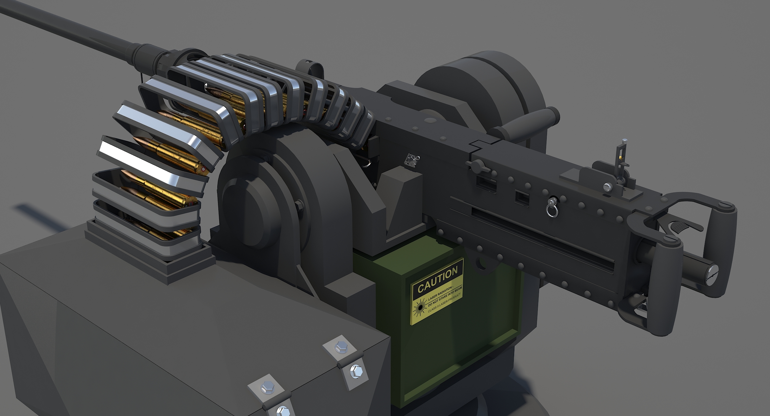 3D model m2 browning crows - TurboSquid 1170760