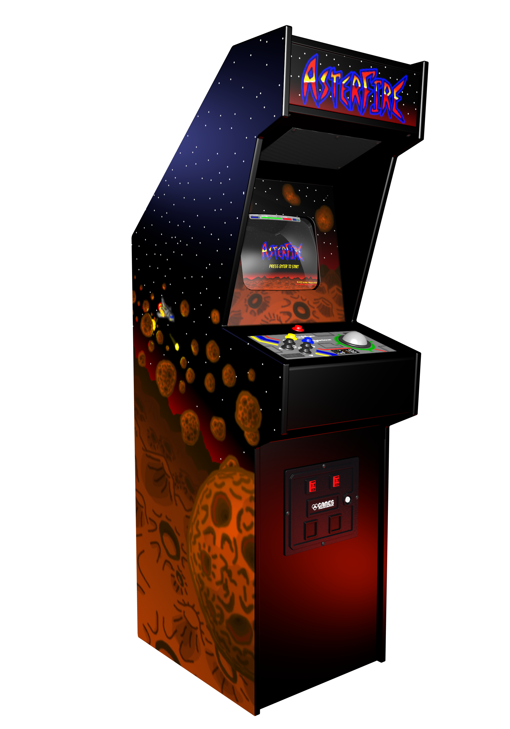 Arcade Games Blender Models for Download | TurboSquid