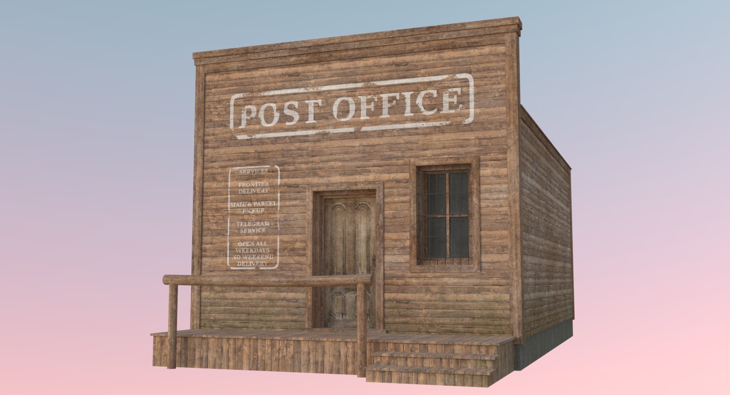 Western building 3D - TurboSquid 1171086
