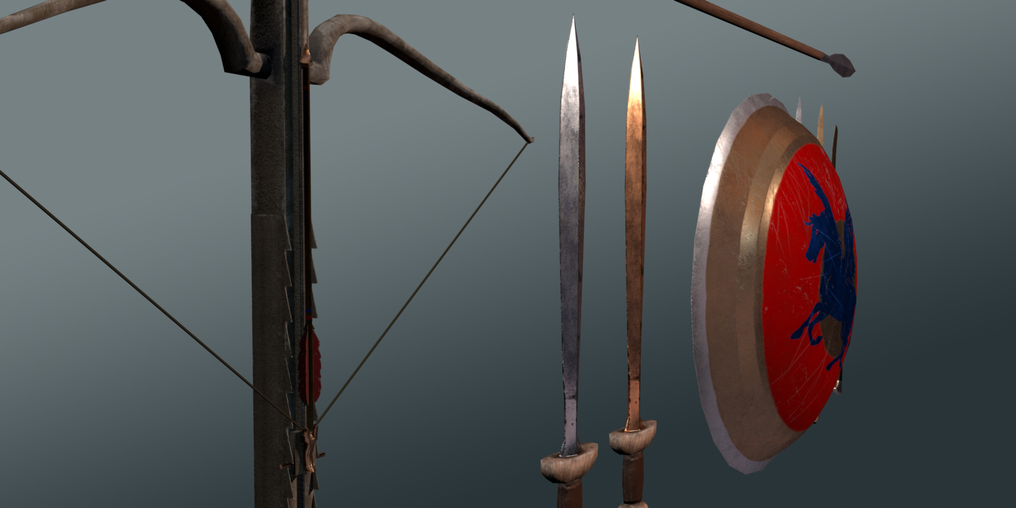 Ancient greek weapons pack 3D - TurboSquid 1171314