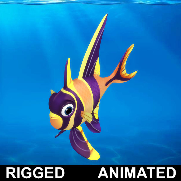 Cartoon Fish 3D Models for Download | TurboSquid
