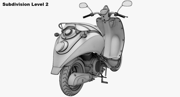 Scooter 02 model - TurboSquid 1171386