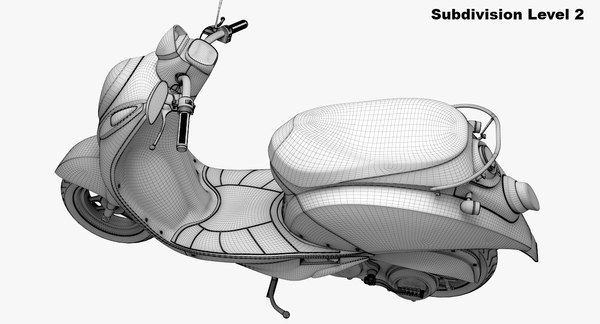 Scooter 02 model - TurboSquid 1171386
