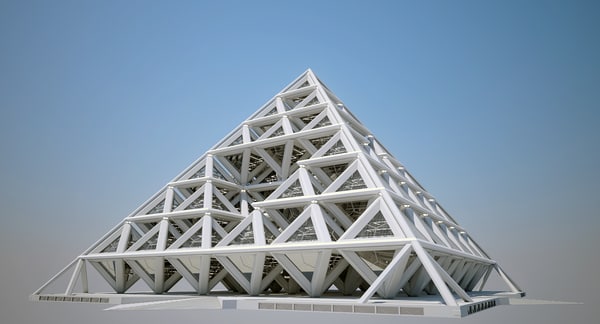 3D futuristic building model - TurboSquid 1171601
