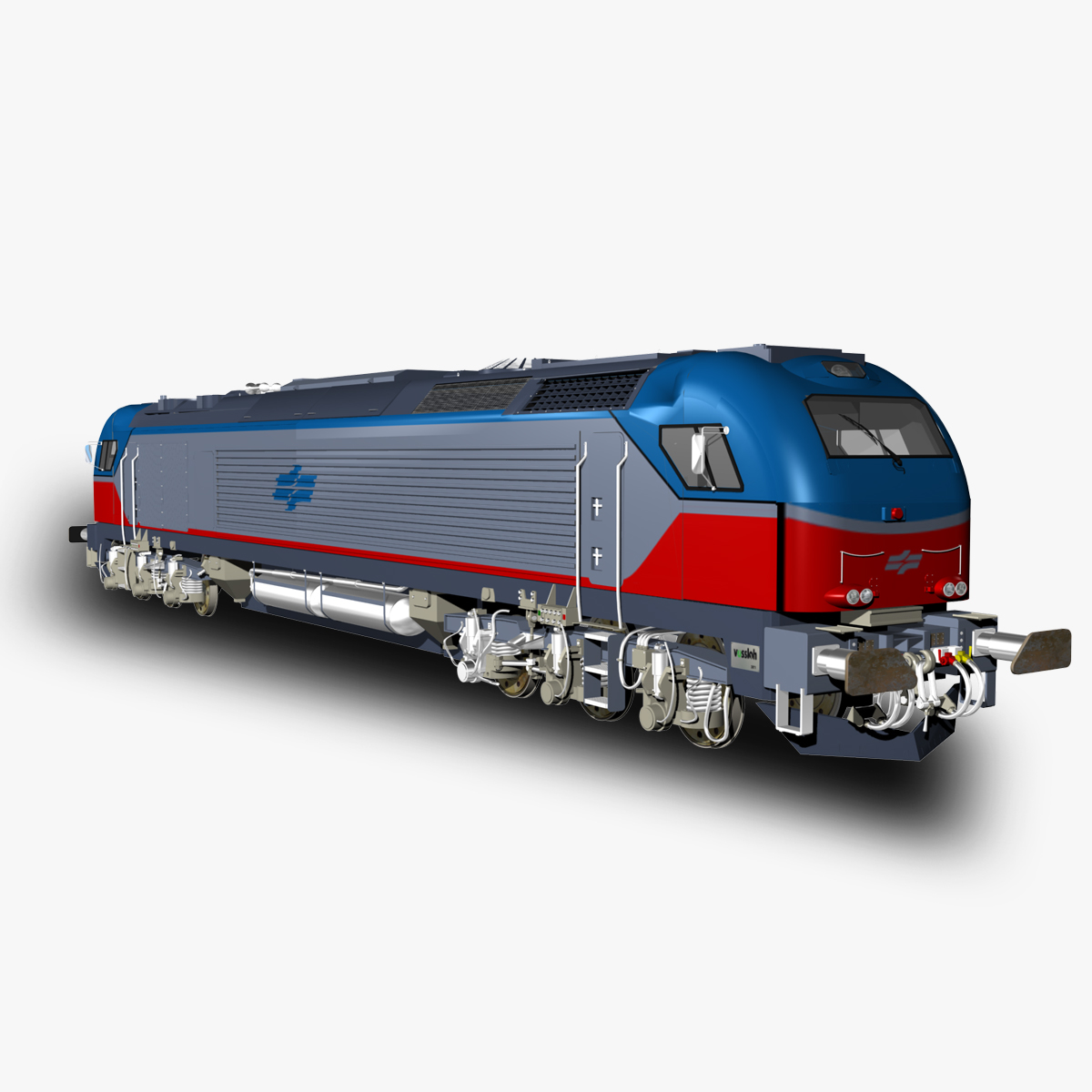 3D vossloh euro 4000 locomotive - TurboSquid 1171644
