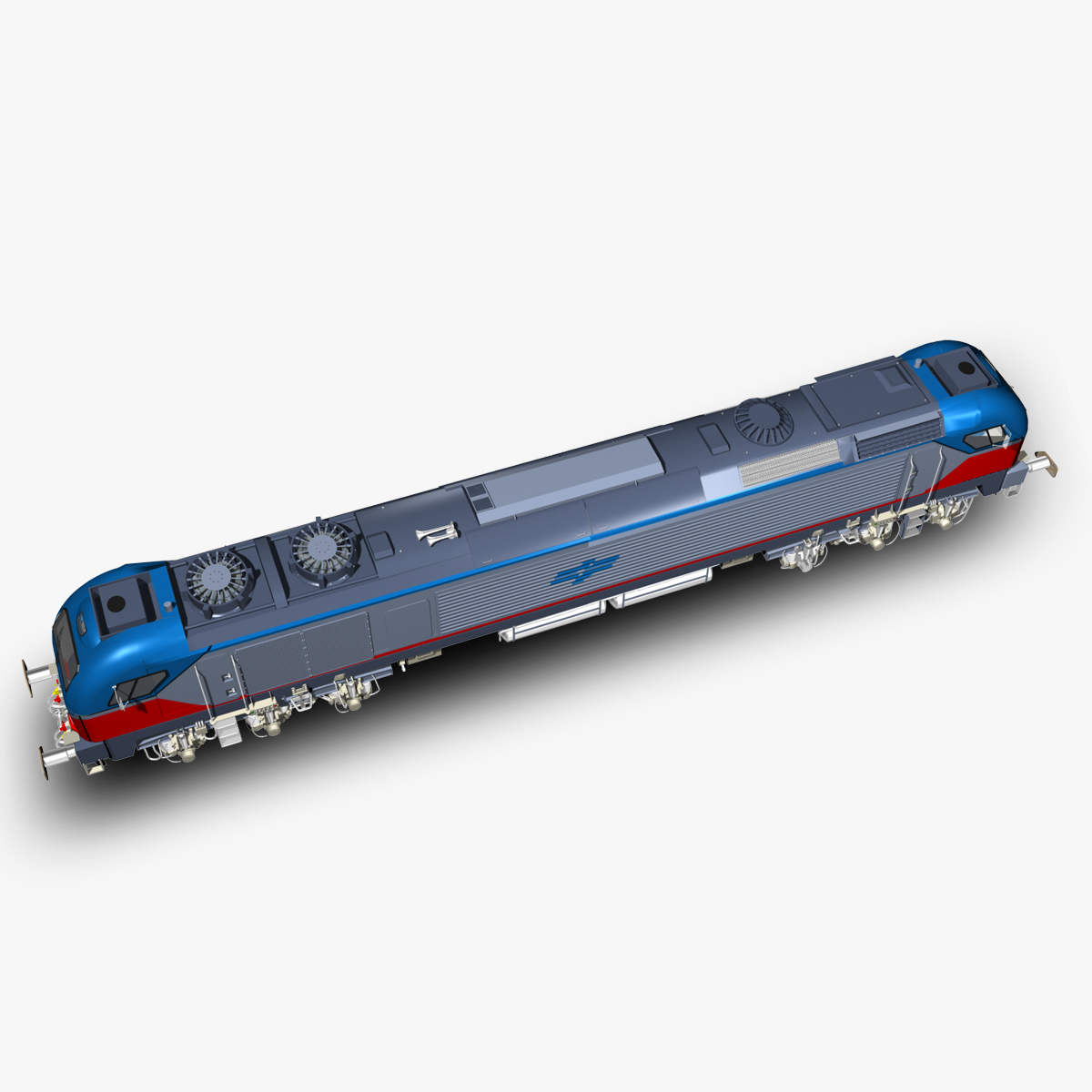 3D vossloh euro 4000 locomotive - TurboSquid 1171644