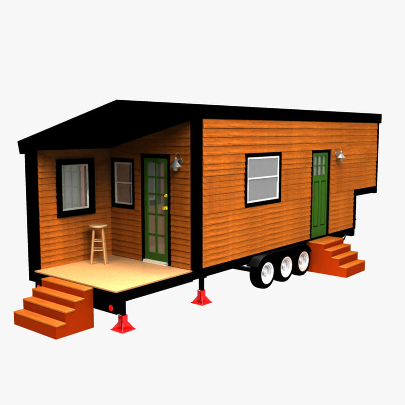 3D tiny house model - TurboSquid 1171772